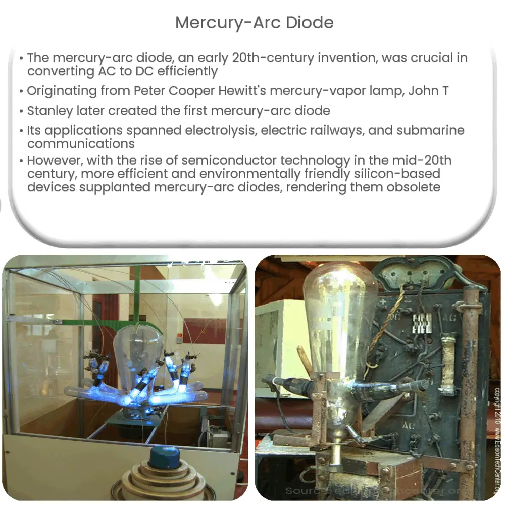 Mercury-arc diode | How it works, Application & Advantages