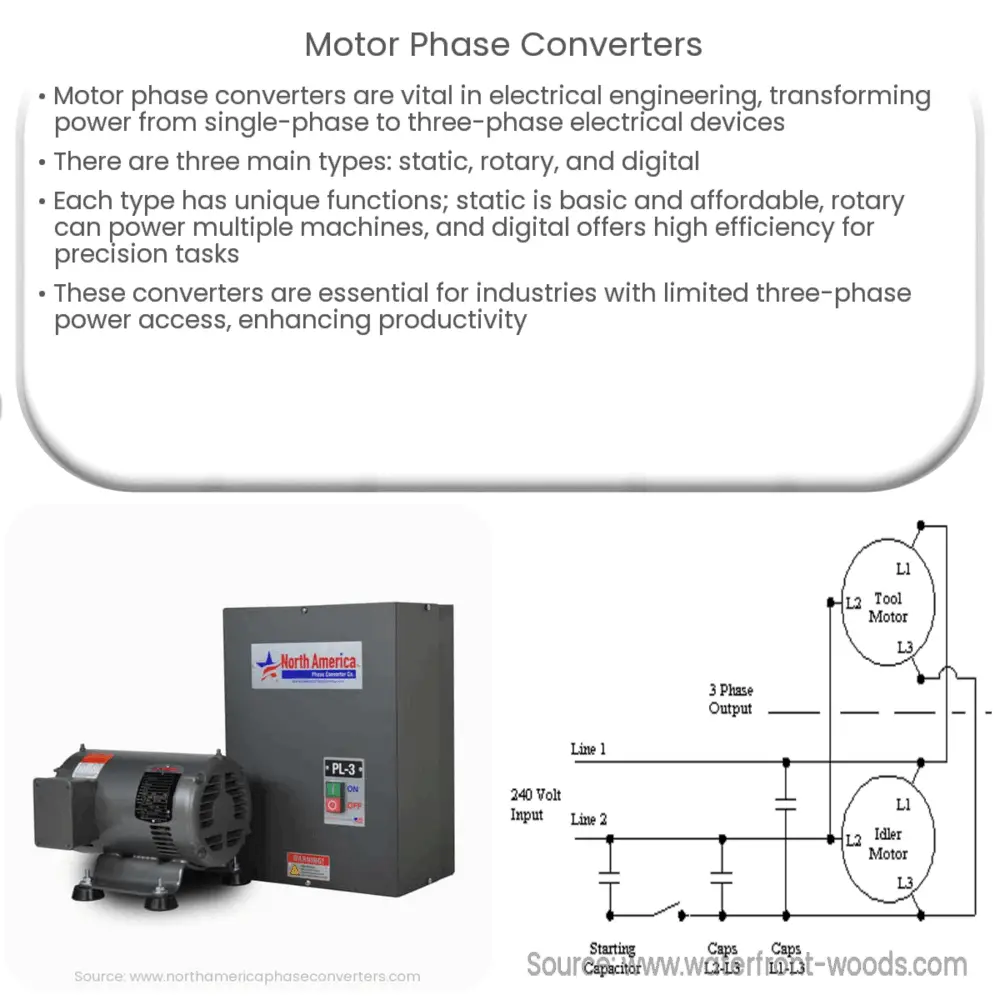 Motor Phase Converters – Electricity – Magnetism