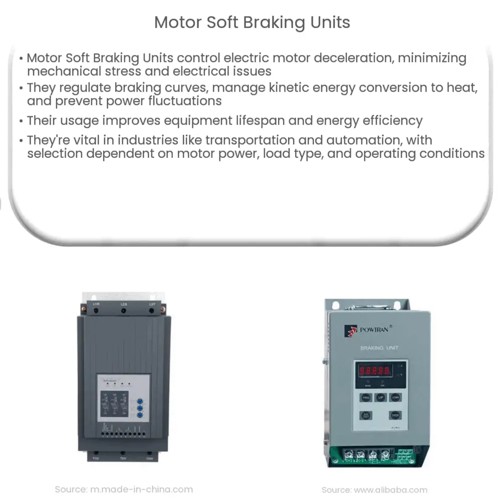 Motor Soft Braking Units | How it works, Application & Advantages