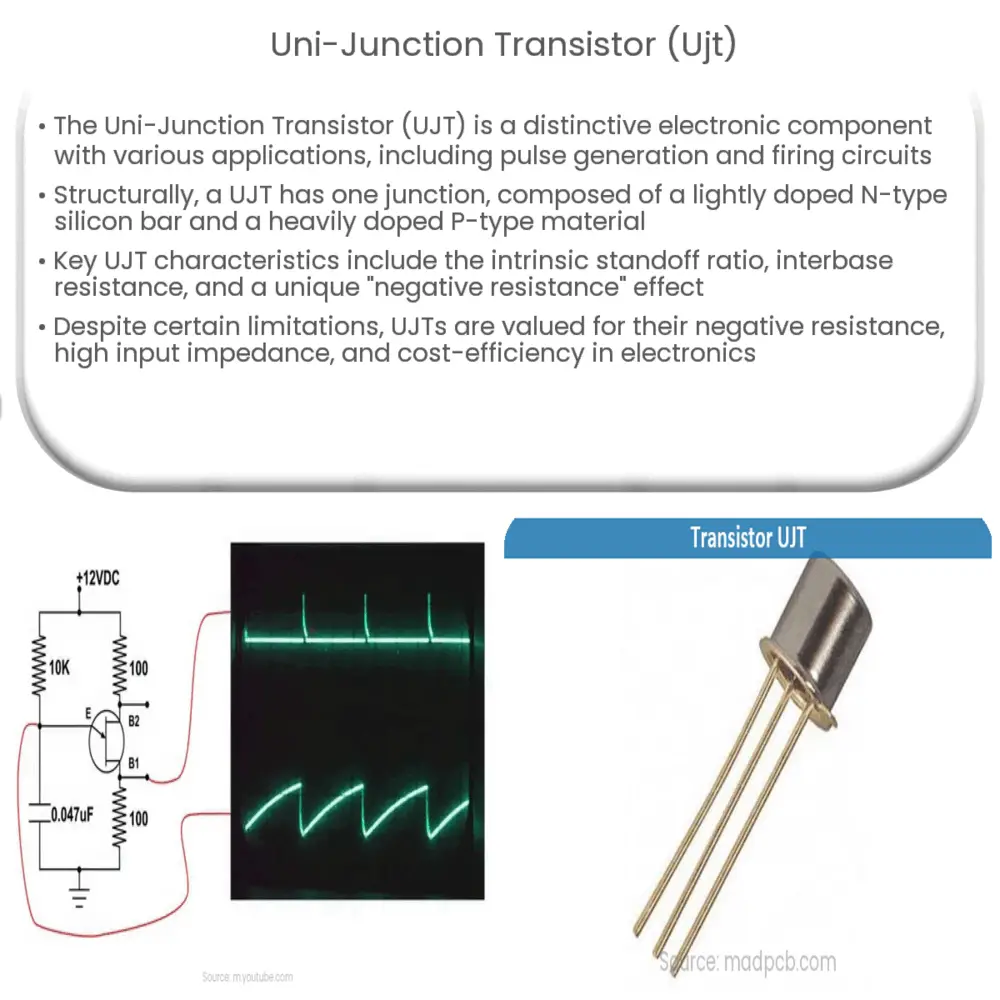 Uni-Junction Transistor (UJT) | How it works, Application & Advantages