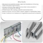 Wiring Ducts | How it works, Application & Advantages