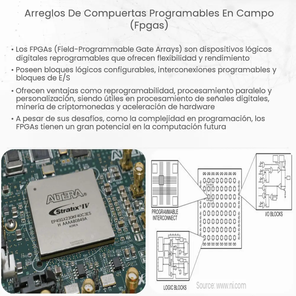 Arreglos de compuertas programables en campo (FPGAs) | How it works, Application & Advantages