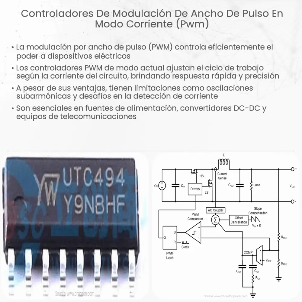 Controladores de modulación de ancho de pulso en modo corriente (PWM ...