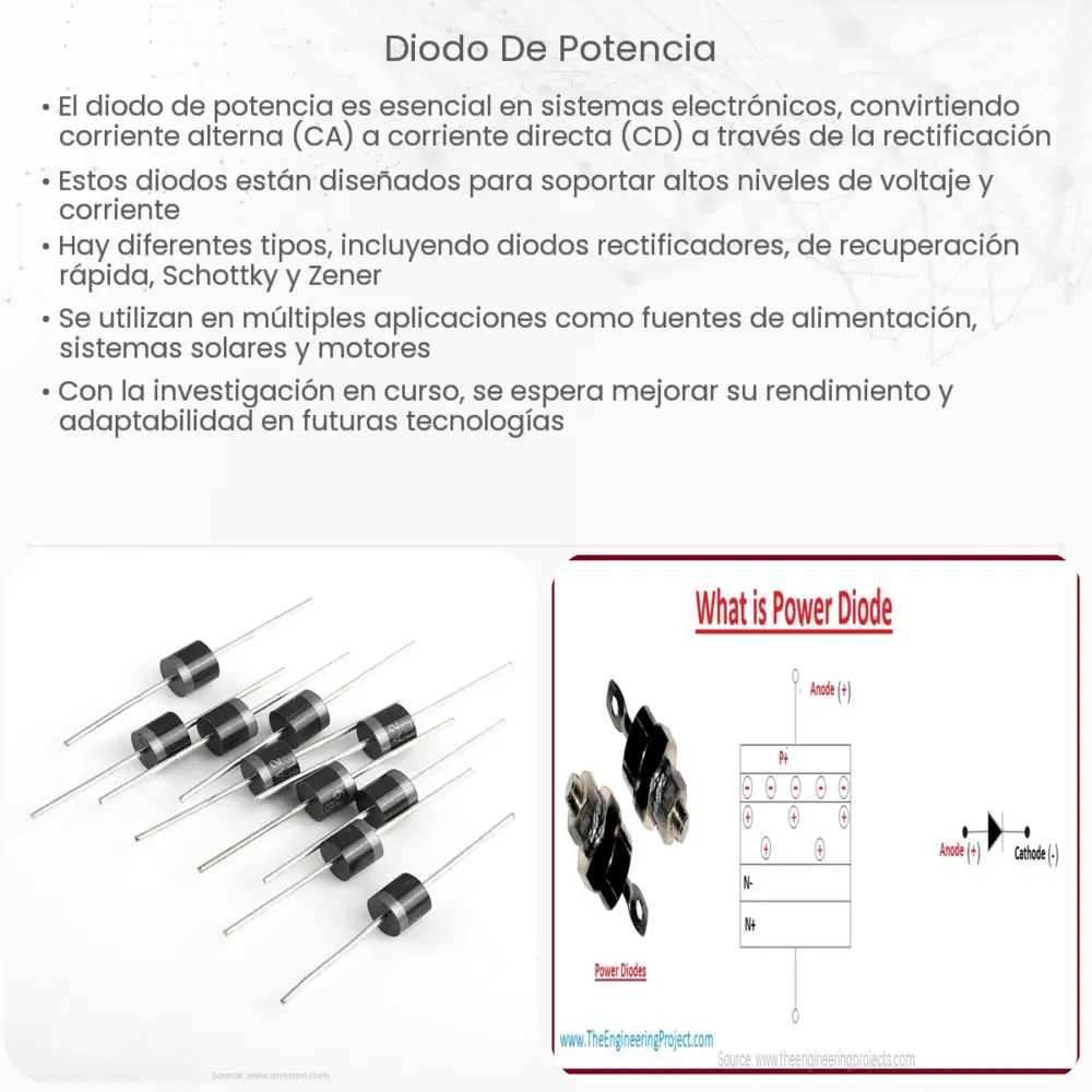 Diodo de potencia | How it works, Application & Advantages