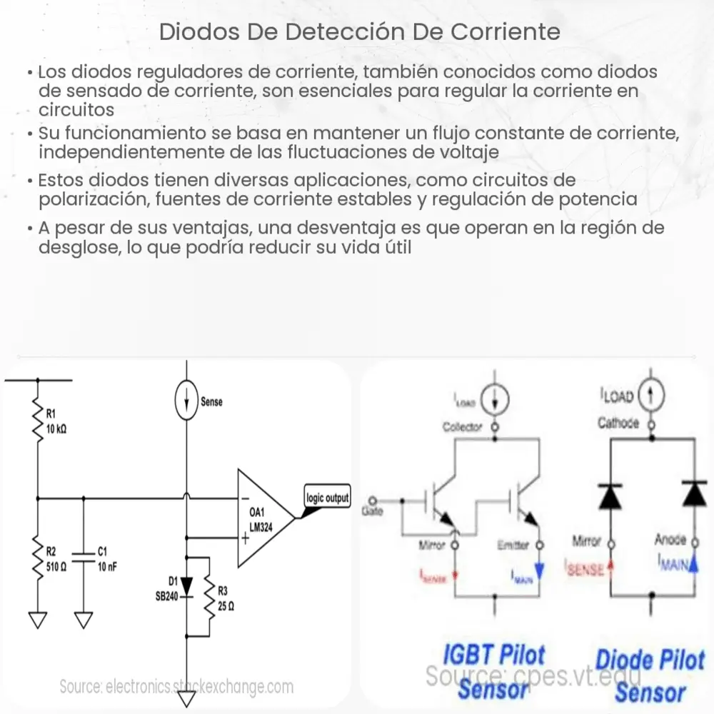Diodos de detección de corriente | How it works, Application & Advantages