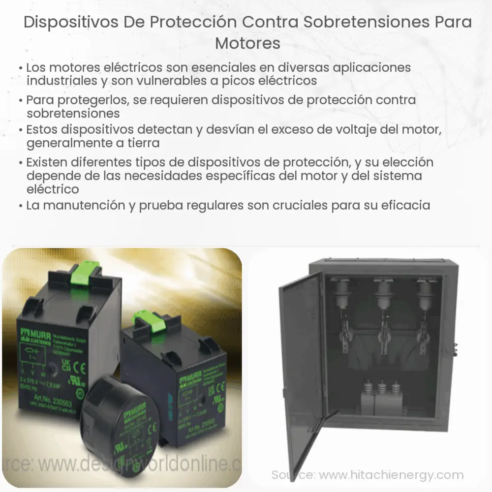 Dispositivos de protección contra sobretensiones para motores – Electricity – Magnetism
