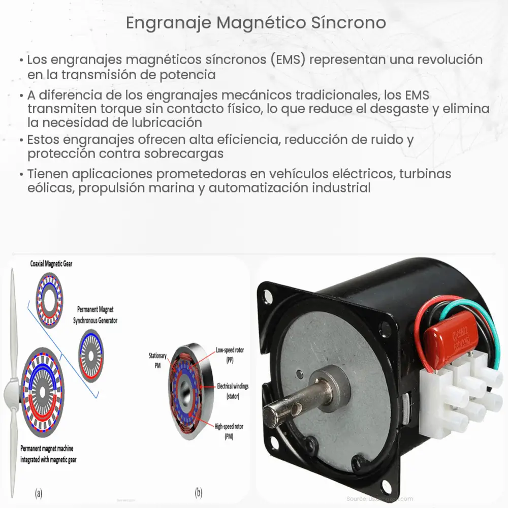 Engranaje magnético síncrono | How it works, Application & Advantages