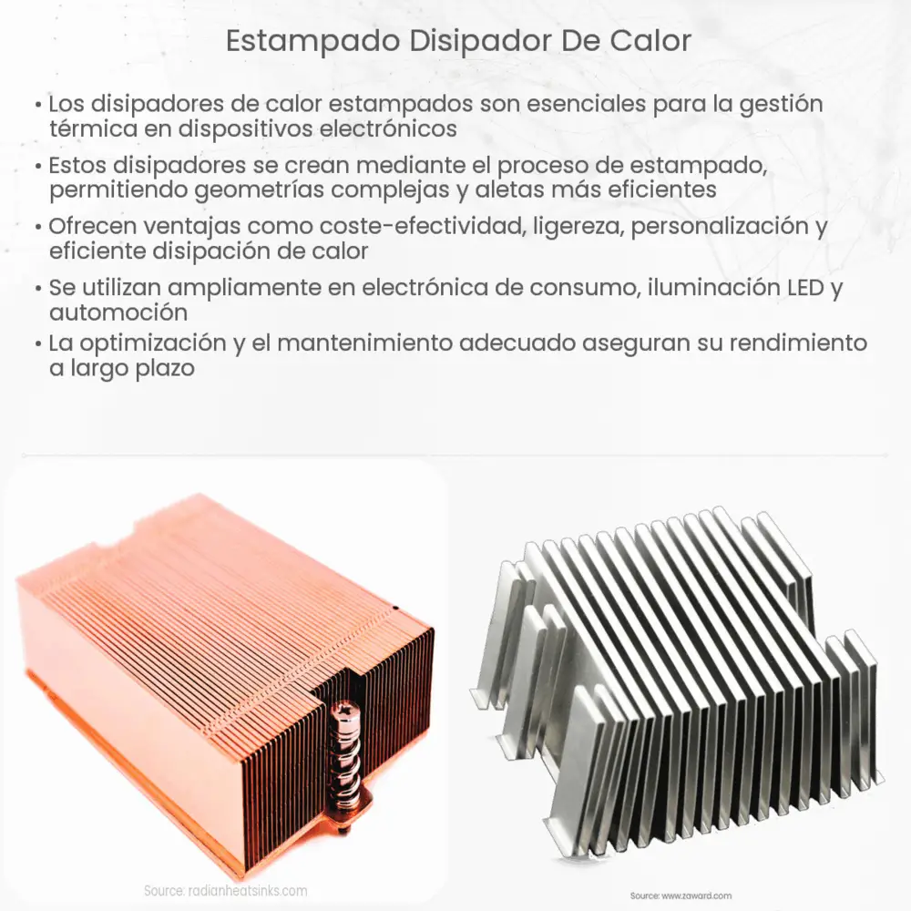 Estampado disipador de calor | How it works, Application & Advantages
