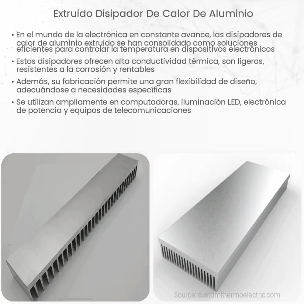 Extruido disipador de calor de aluminio | How it works, Application ...
