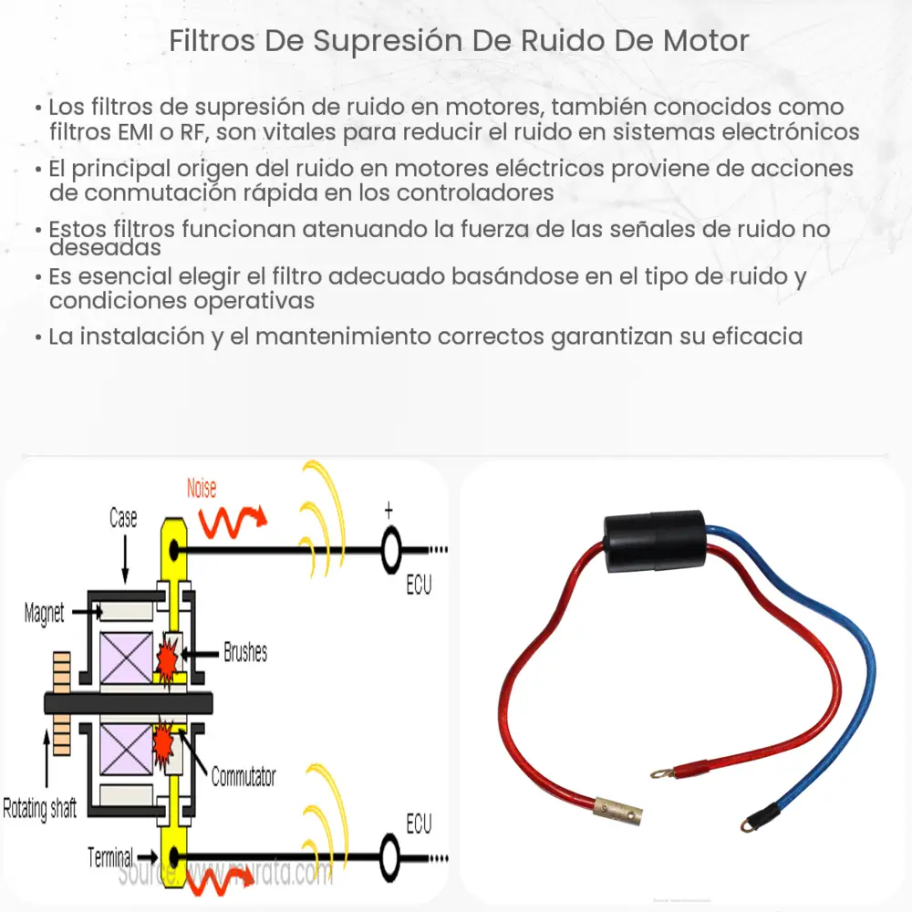 Filtros de supresión de ruido de motor – Electricity – Magnetism