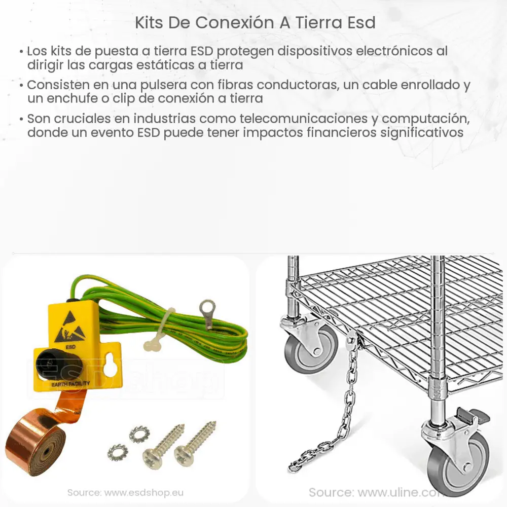 Kits de conexión a tierra ESD – Electricity – Magnetism