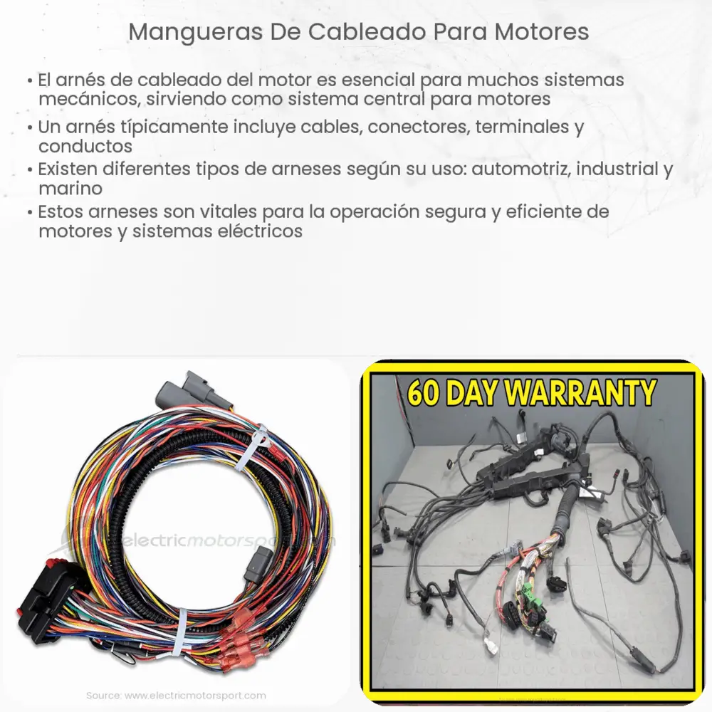 Mangueras de cableado para motores | How it works, Application & Advantages
