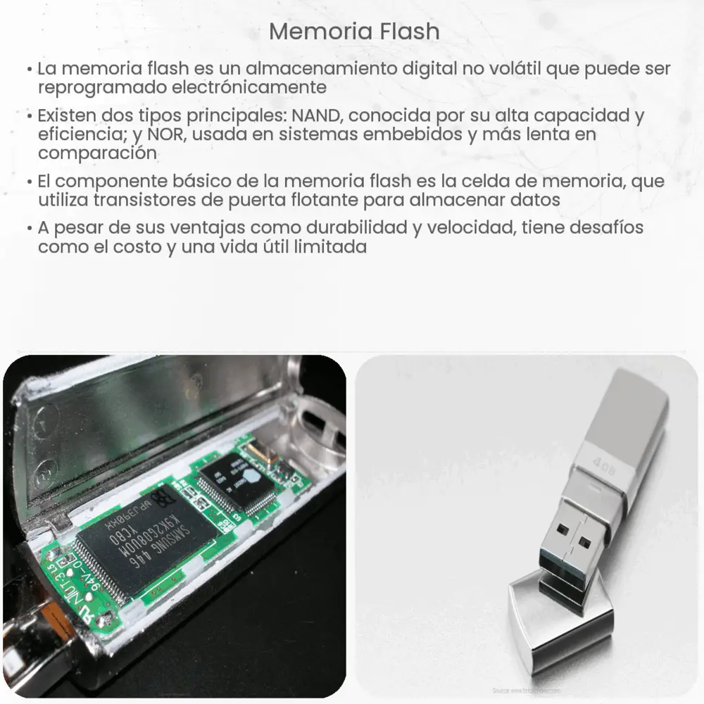 Memoria flash | How it works, Application & Advantages Memoria flash | How it works, Application & Advantages