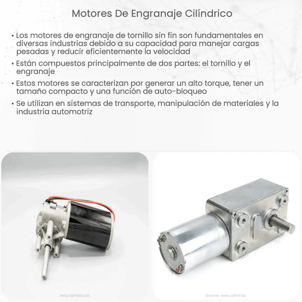 Motores de Engranaje Cilíndrico | How it works, Application & Advantages