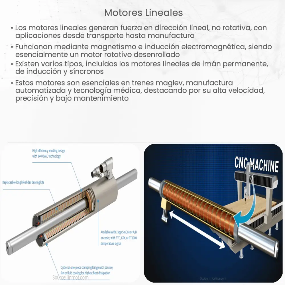 Motores lineales | How it works, Application & Advantages