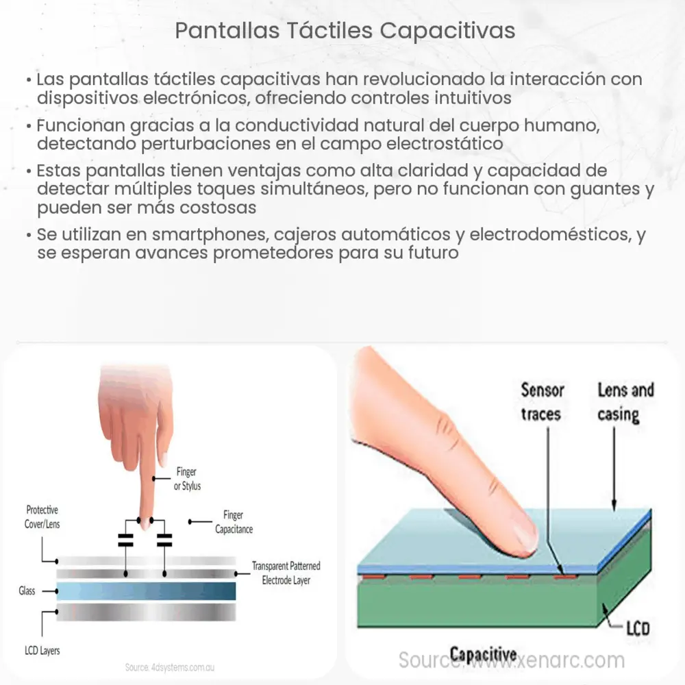 Pantallas táctiles capacitivas | How it works, Application & Advantages