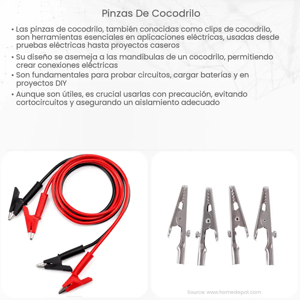 Pinzas de Cocodrilo | How it works, Application & Advantages