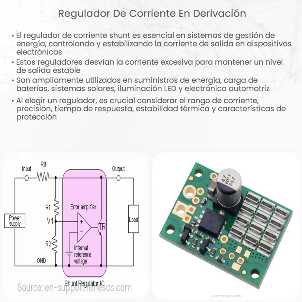 Regulador de corriente en derivación | How it works, Application & Advantages