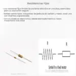 ¿Cuáles son los diferentes tipos de resistencias?