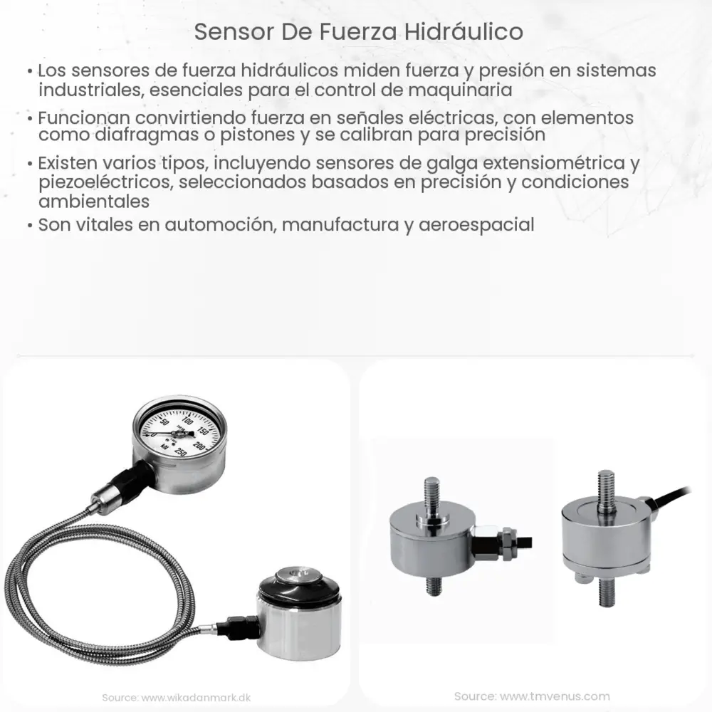 Sensor de fuerza hidráulico | How it works, Application & Advantages