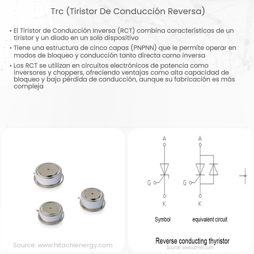 TRC (Tiristor de Conducción Reversa) | How it works, Application ...