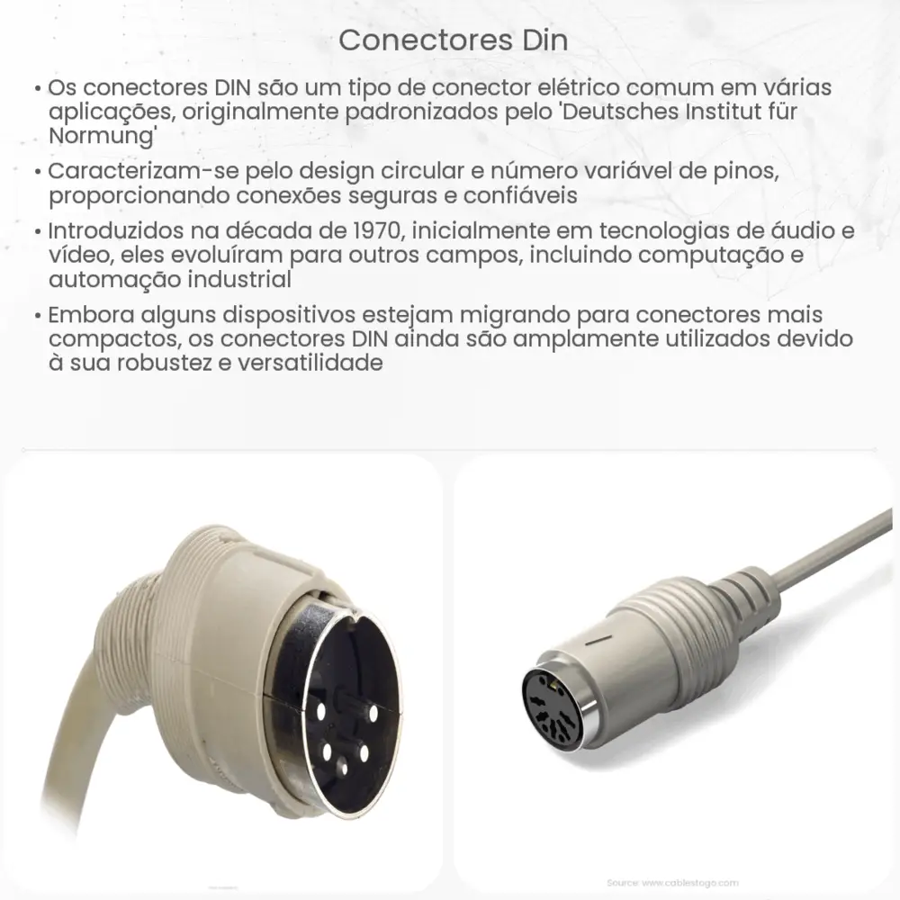 Conectores DIN | Como funciona, aplicação e vantagens
