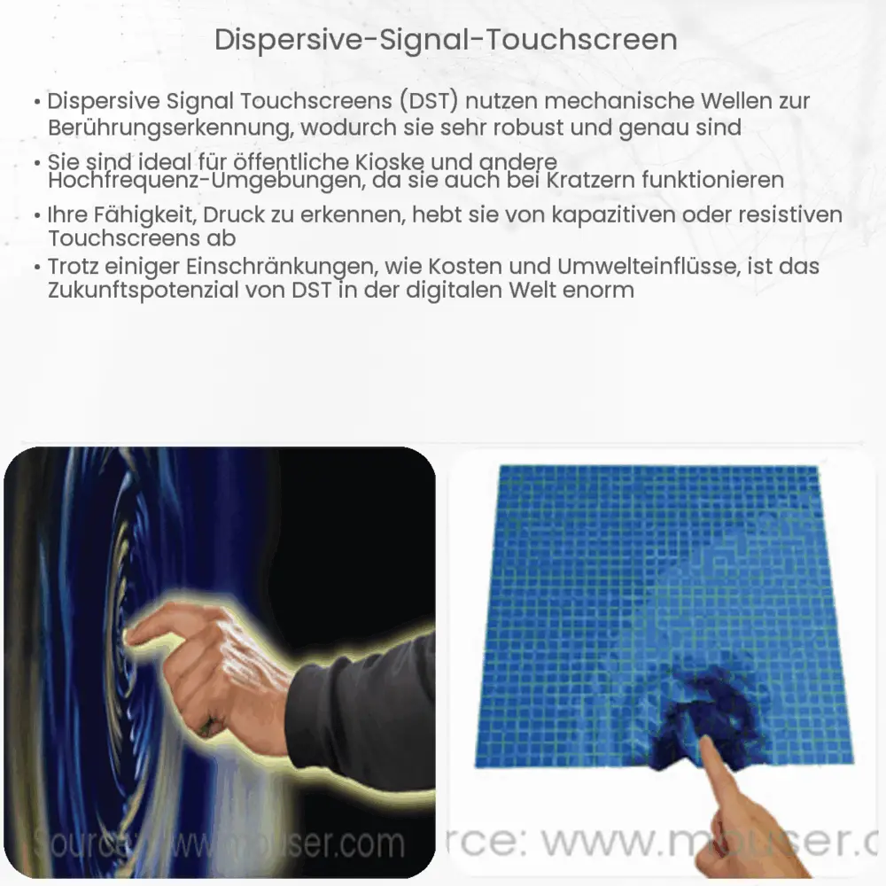 Dispersive Signal Touchscreen | Wie es funktioniert, Anwendung & Vorteile
