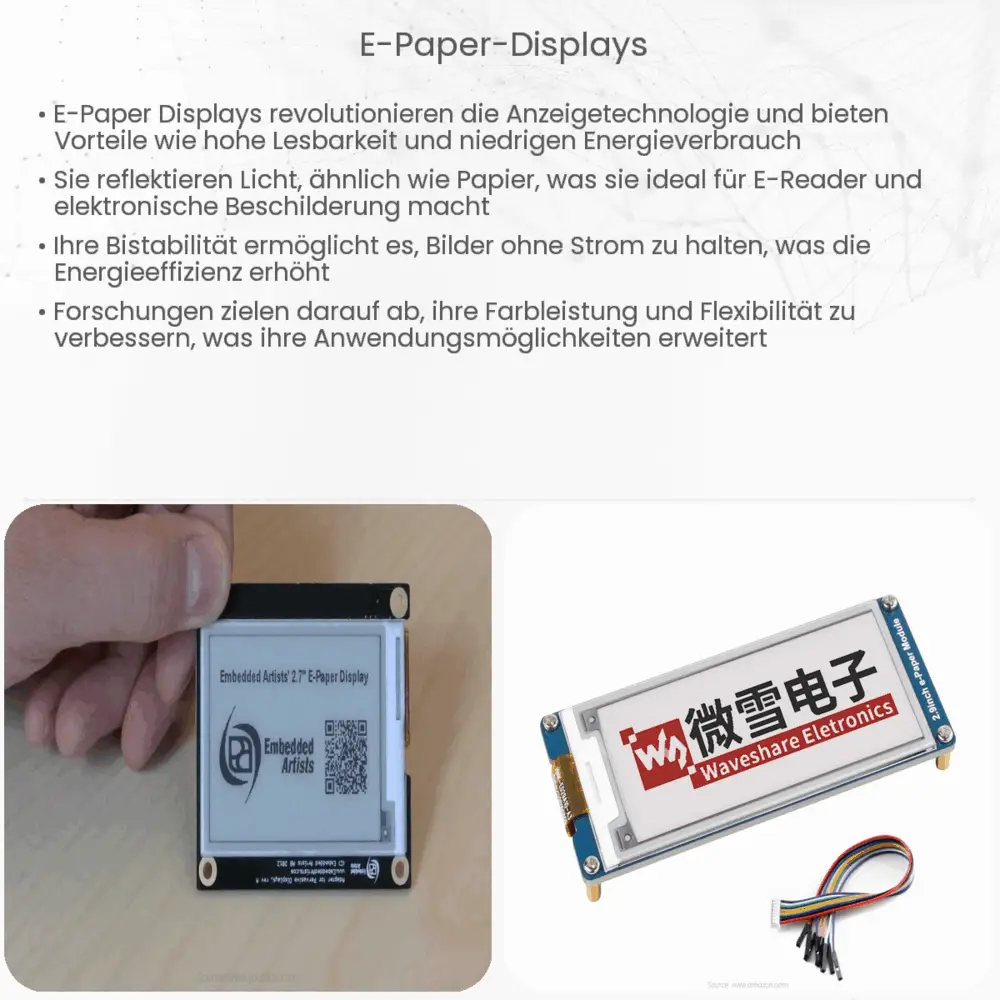 E-Paper-Displays – Electricity – Magnetism