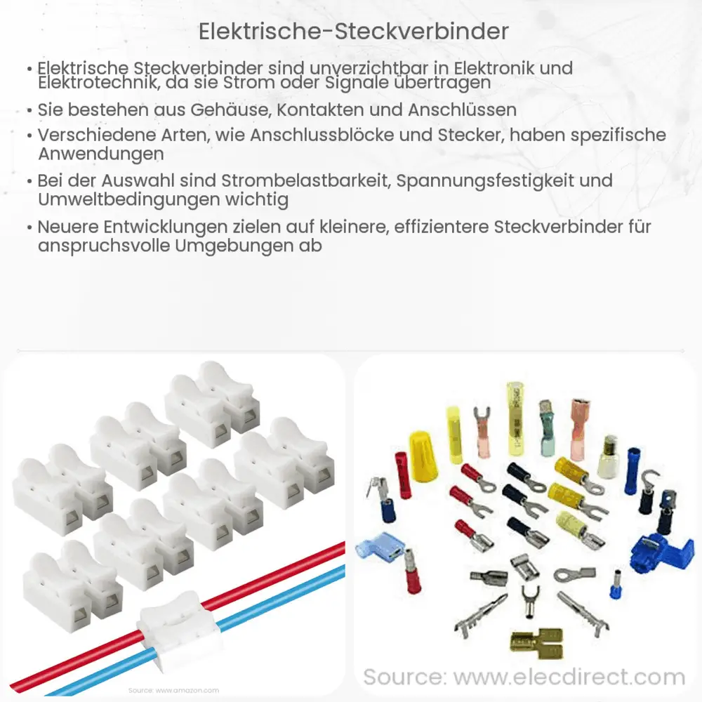 Elektrische Steckverbinder | Wie es funktioniert, Anwendung & Vorteile