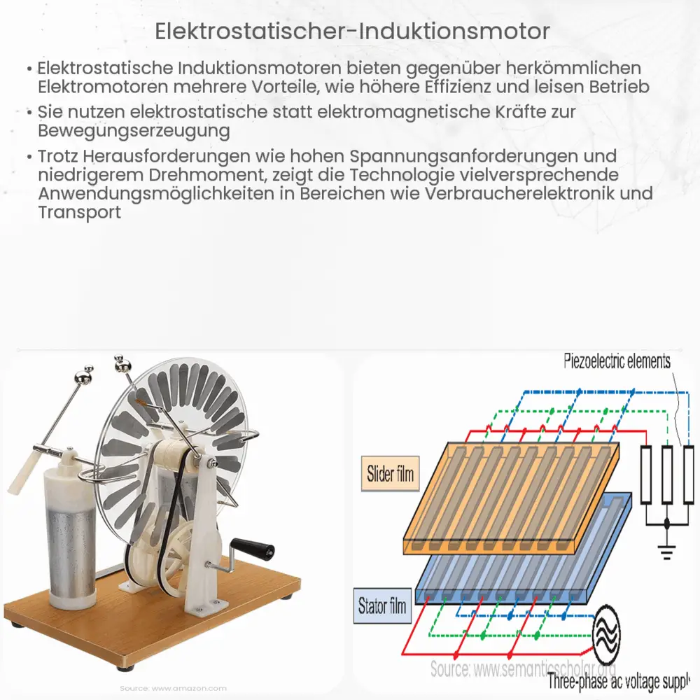 Elektrostatischer Induktionsmotor | Wie es funktioniert, Anwendung & Vorteile