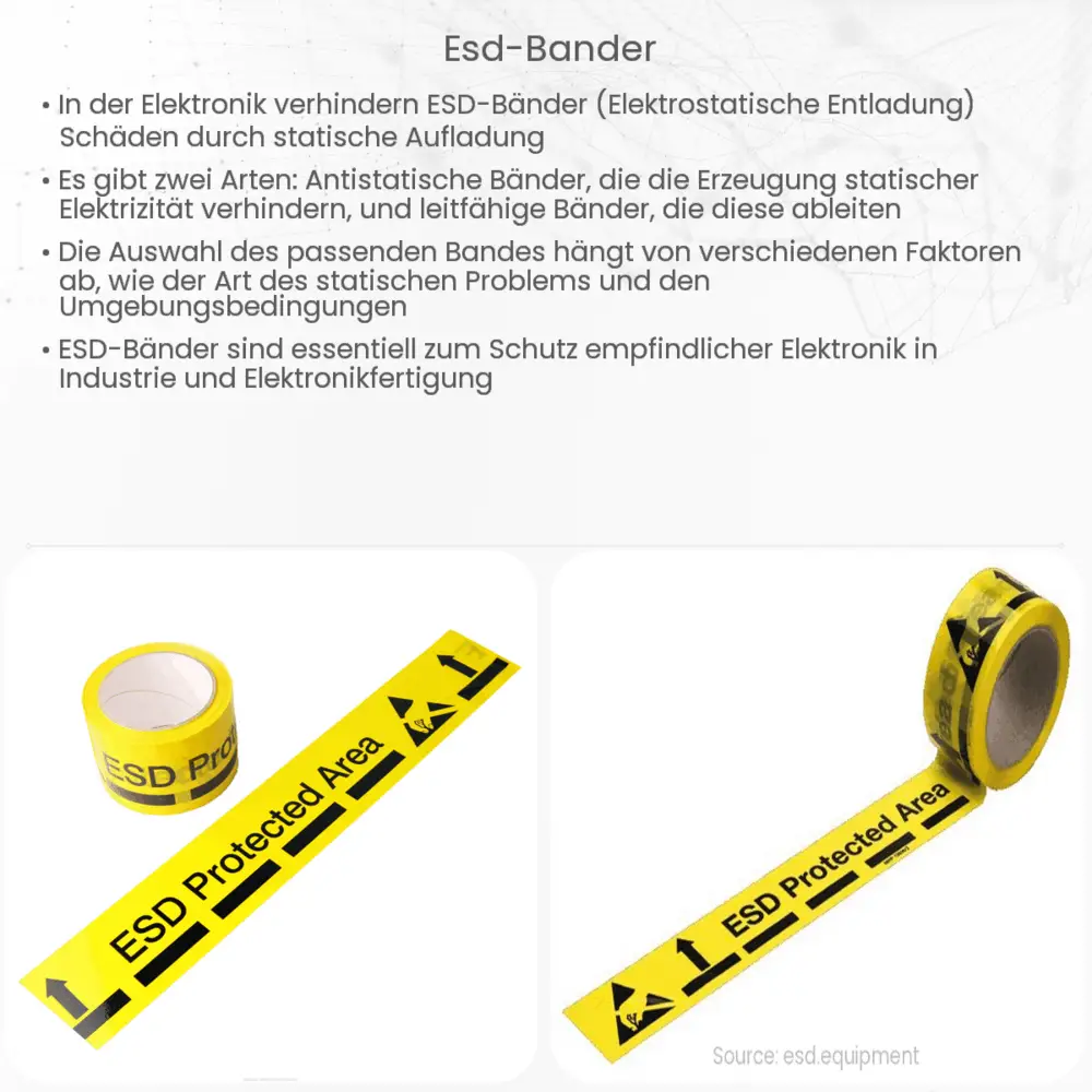 ESD-Bänder | Wie es funktioniert, Anwendung & Vorteile