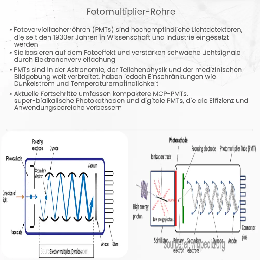 Fotomultiplier-Röhre | Wie es funktioniert, Anwendung & Vorteile