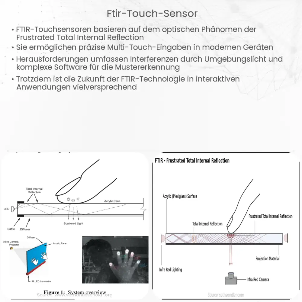 FTIR-Touch-Sensor | Wie es funktioniert, Anwendung & Vorteile