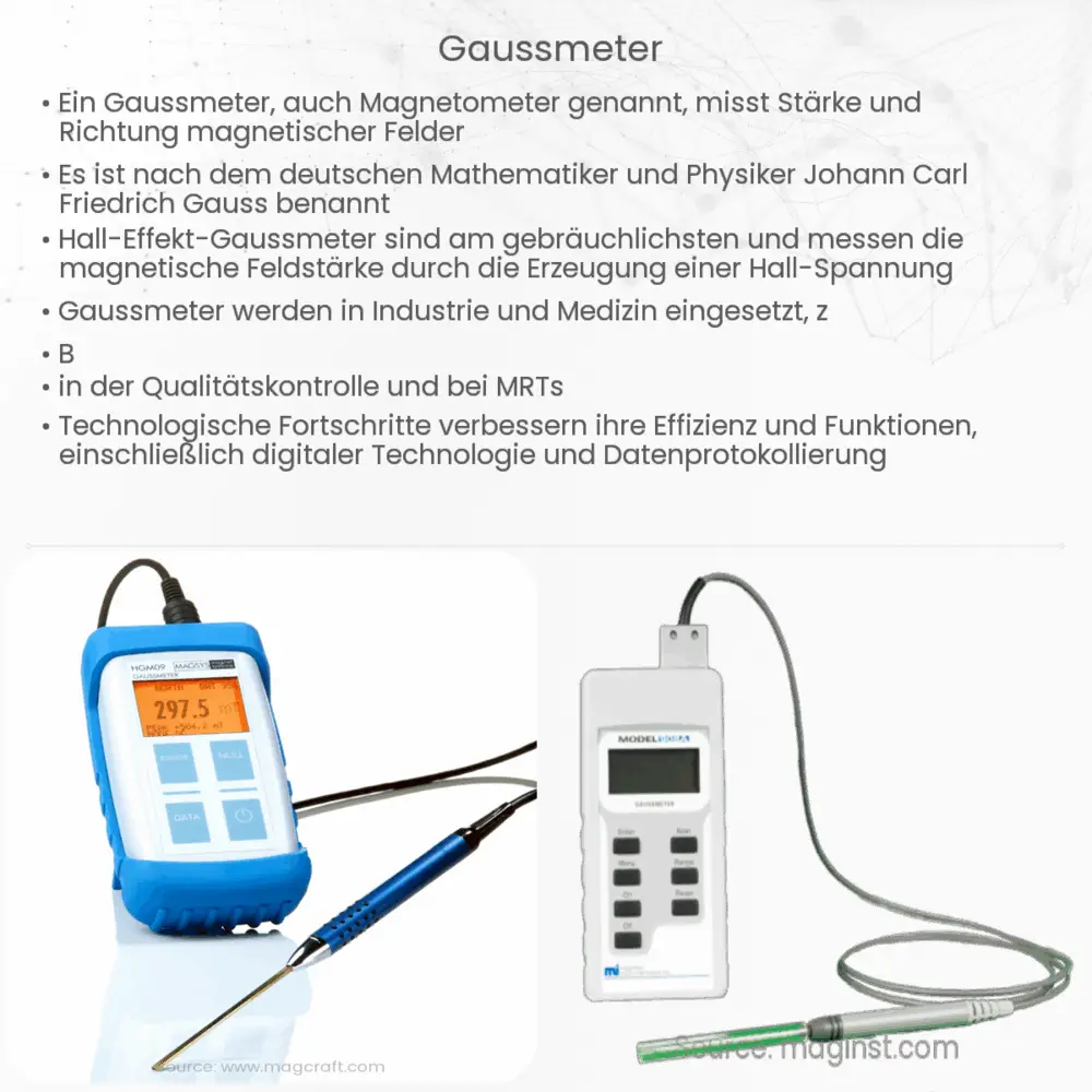 Gaussmeter – Electricity – Magnetism