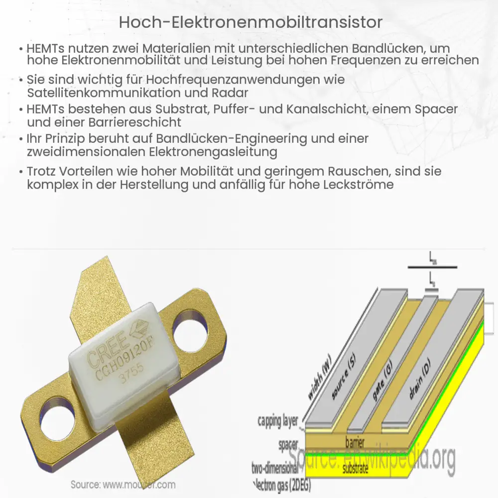 Hoch Elektronenmobiltransistor – Electricity – Magnetism
