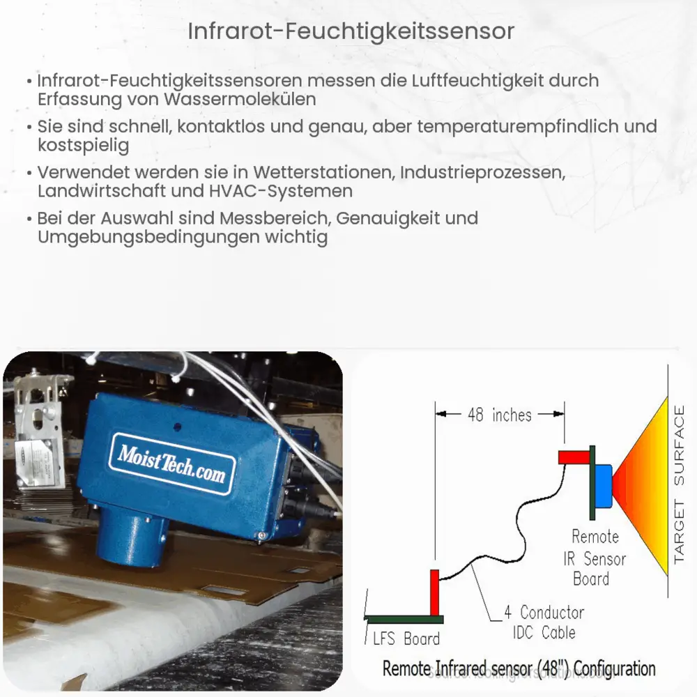 Infrarot-Feuchtigkeitssensor | Wie es funktioniert, Anwendung & Vorteile