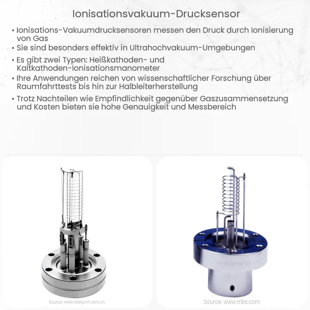 Ionisationsvakuum-Drucksensor | Wie es funktioniert, Anwendung & Vorteile