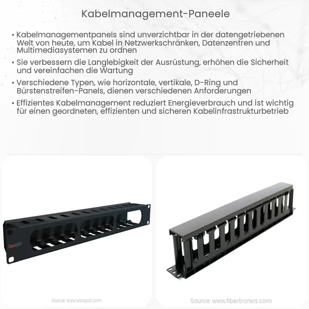 Kabelmanagement-Paneele | Wie es funktioniert, Anwendung & Vorteile