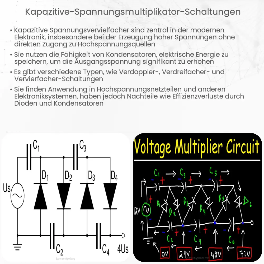 Kapazitive Spannungsmultiplikator-Schaltungen – Electricity – Magnetism