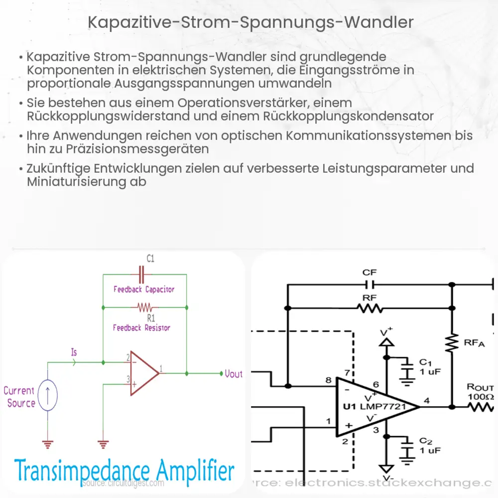 Kapazitive Strom-Spannungs-Wandler – Electricity – Magnetism