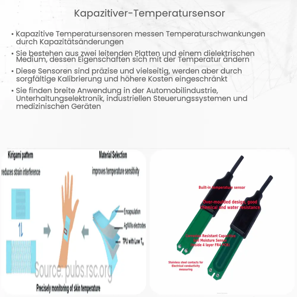 Kapazitiver Temperatursensor | Wie es funktioniert, Anwendung & Vorteile