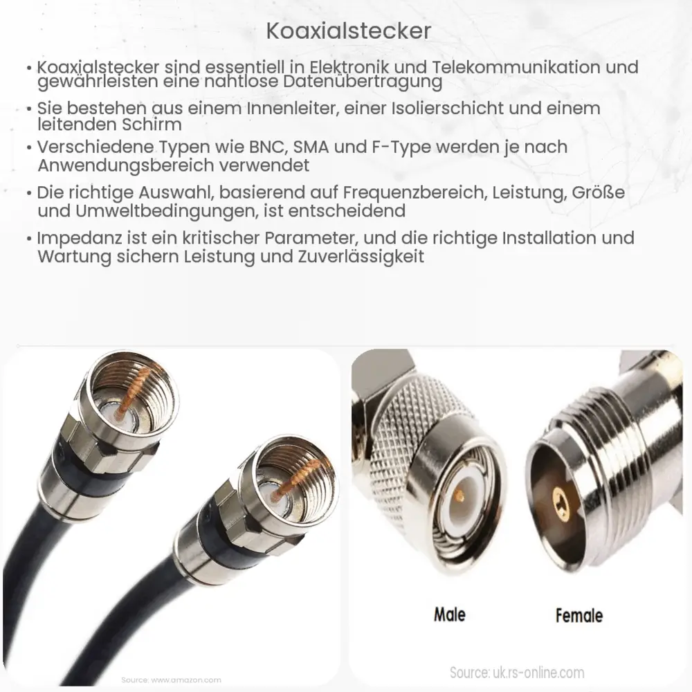 Koaxialstecker – Electricity – Magnetism