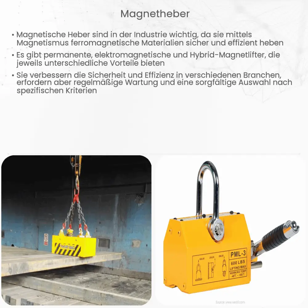 Magnetheber – Electricity – Magnetism