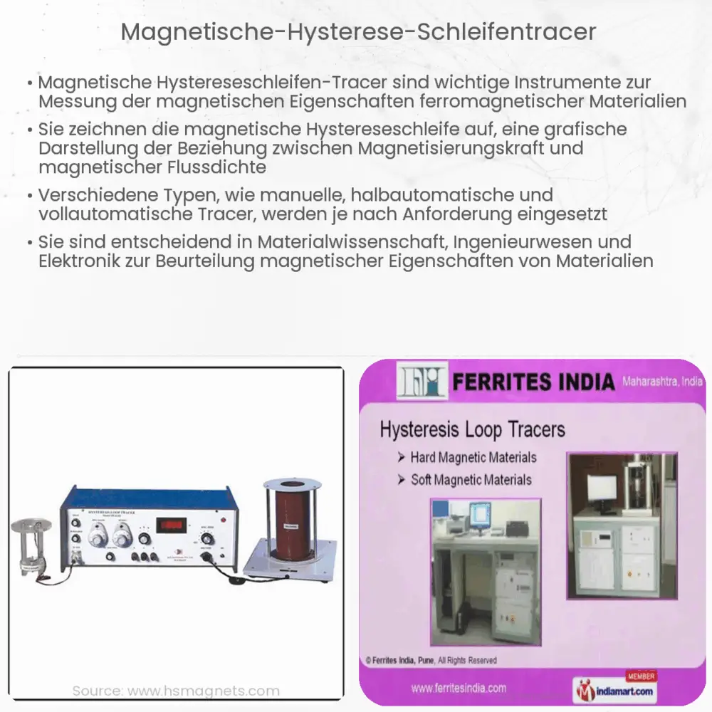Magnetische Hysterese-Schleifentracer – Electricity – Magnetism