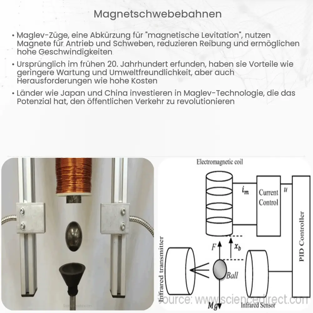 Magnetschwebebahnen | Wie es funktioniert, Anwendung & Vorteile