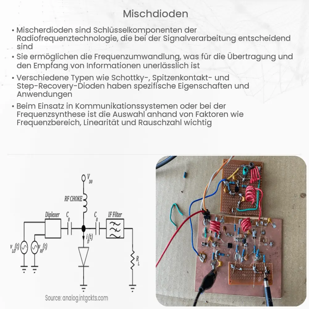 Mischdioden | Wie es funktioniert, Anwendung & Vorteile