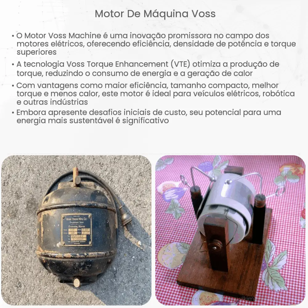 Motor de máquina Voss | Como funciona, aplicação e vantagens