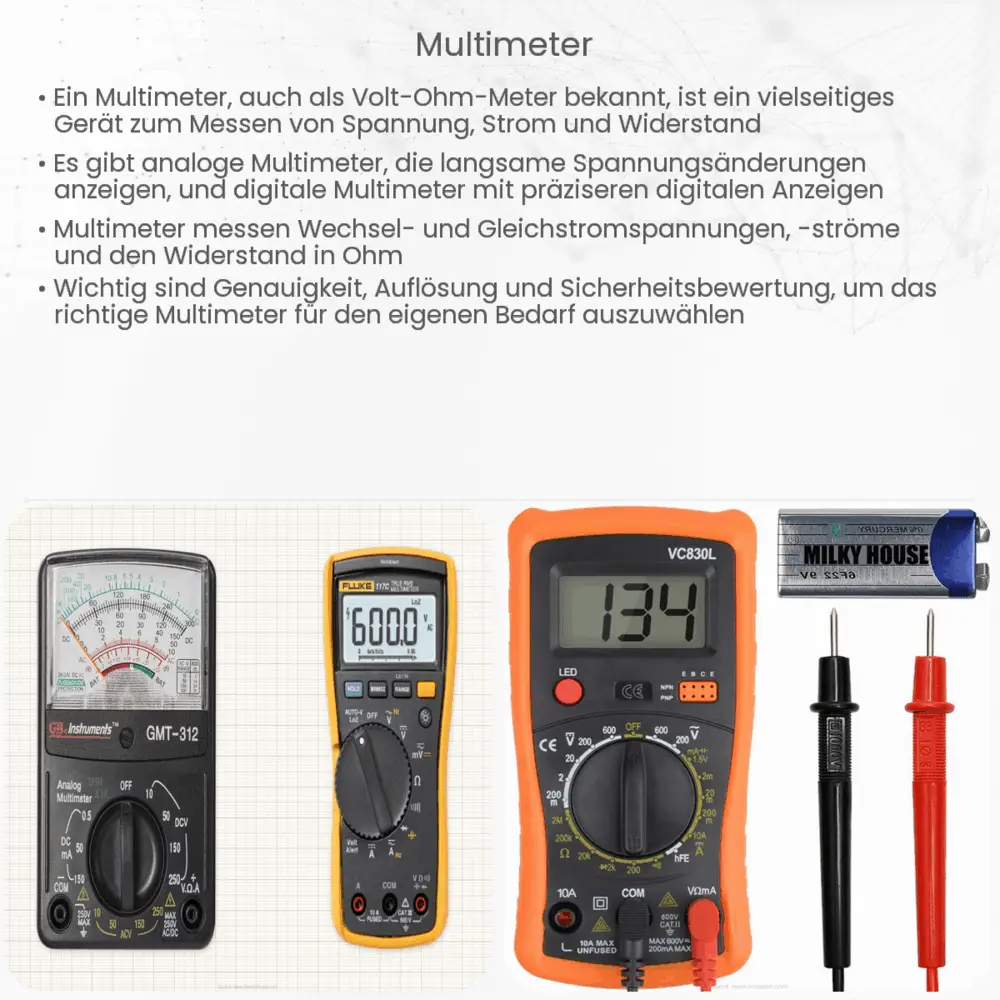 Multimeter – Electricity – Magnetism