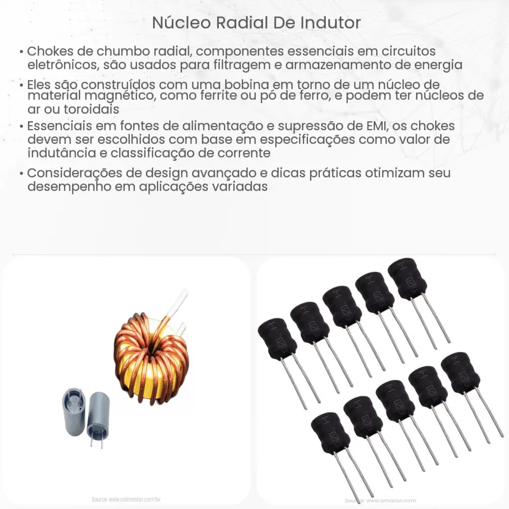 Núcleo radial de indutor | Como funciona, aplicação e vantagens