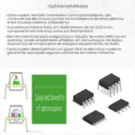 Como os optoacopladores funcionam em um circuito?